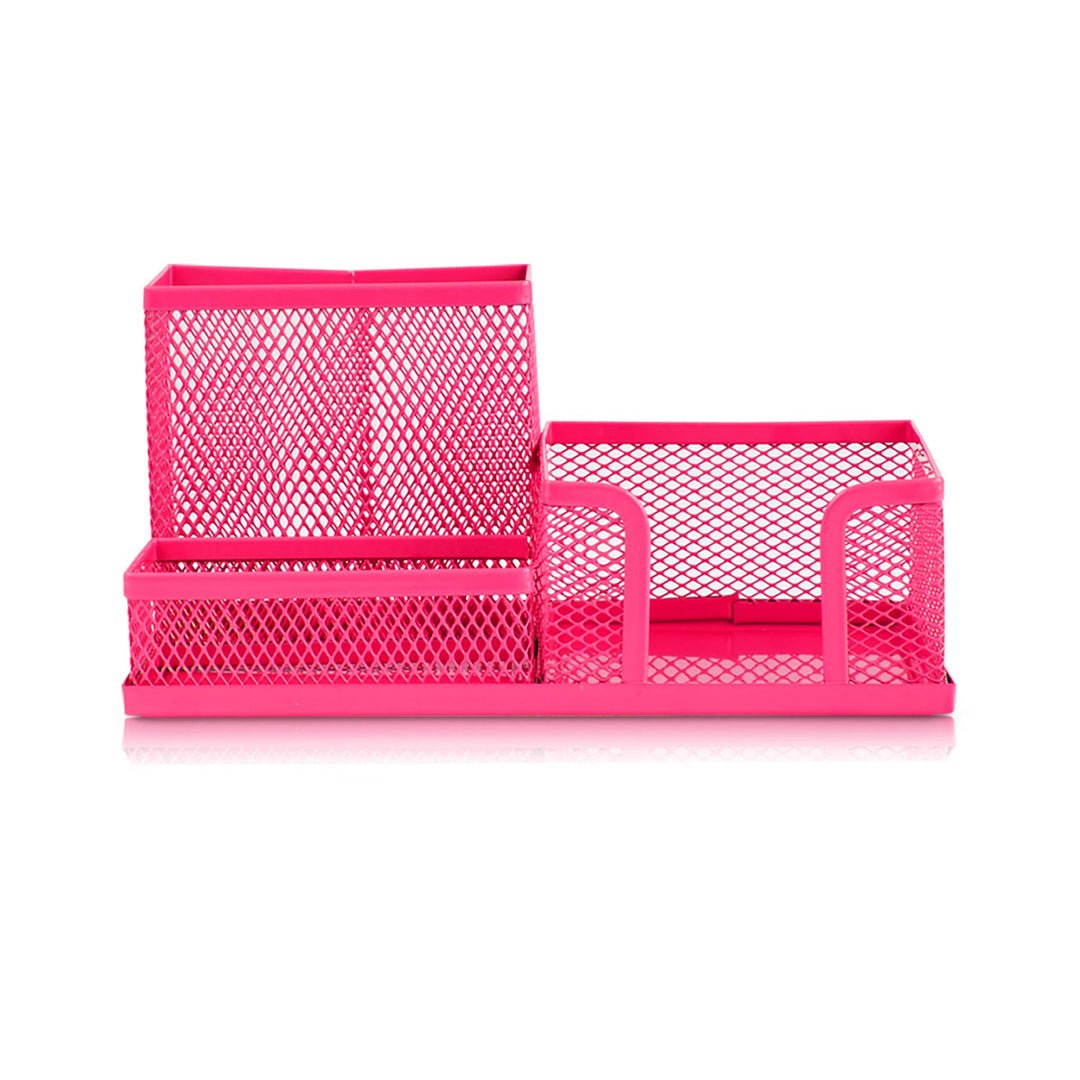 Pink pen holder store