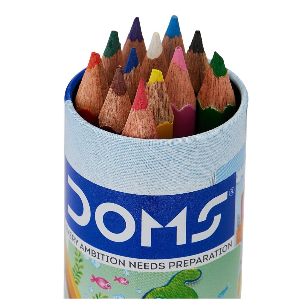 Doms Colour Pencil Set of 12 - SCOOBOO - Doms