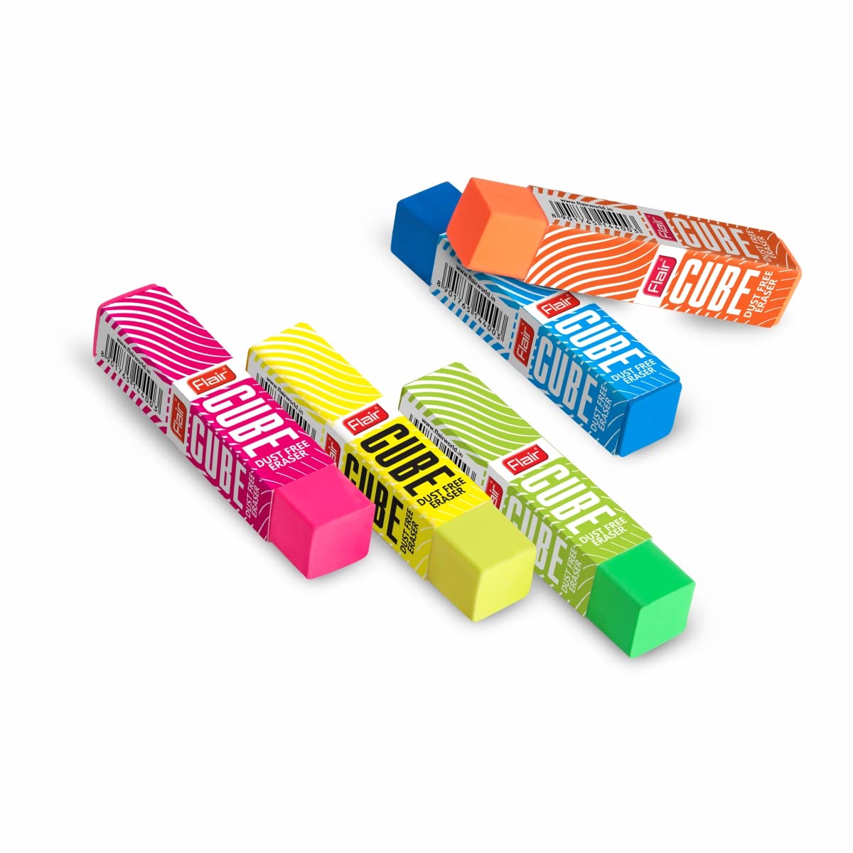 Flair Creative Series Cube Eraser- Pack of 2 - SCOOBOO - Flair