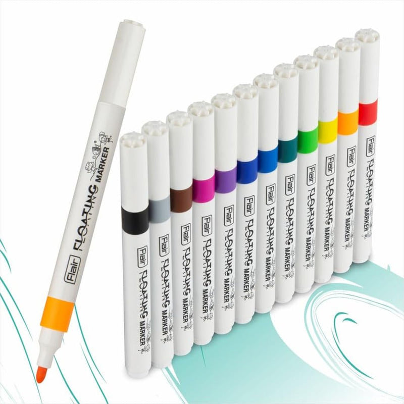 Flair Creative Water Floating Marker Set of 12 - SCOOBOO - Flair