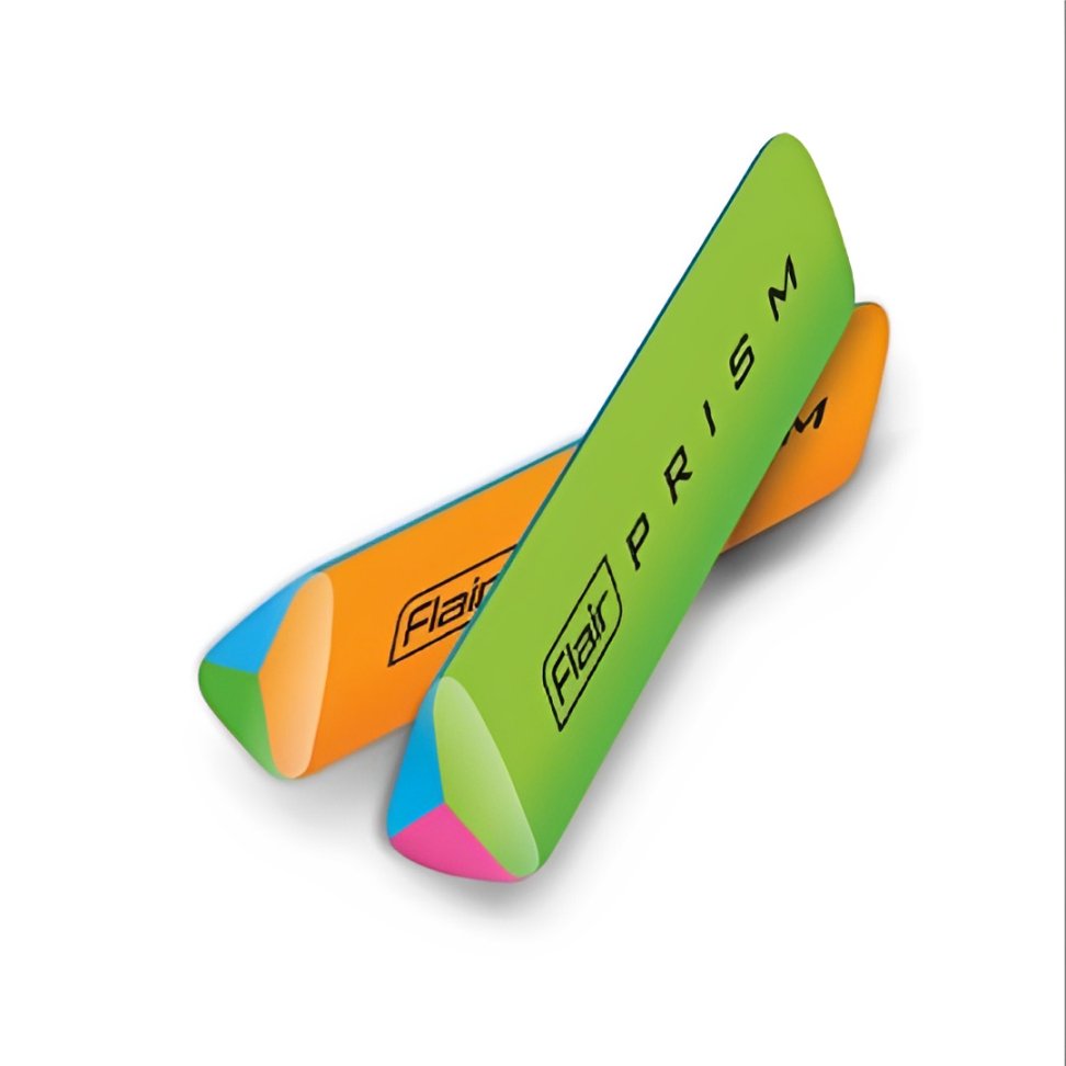 Flair Prism Dust Free Eraser- Pack of 2 - SCOOBOO - Flair