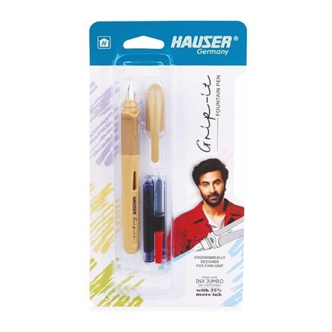 Hauser Grip-it Fountain Pen - SCOOBOO - Hauser