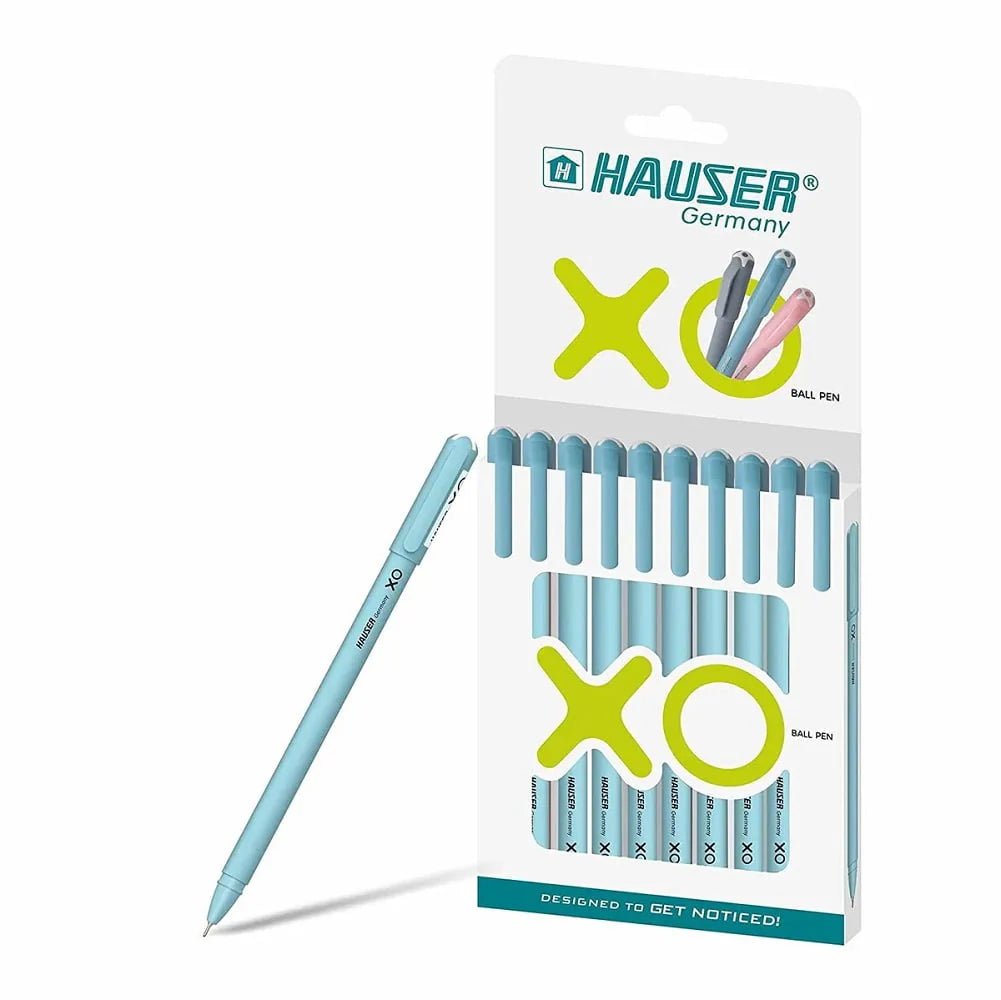 Hauser XO Gel Pens Pack Of 10 - SCOOBOO - Hauser