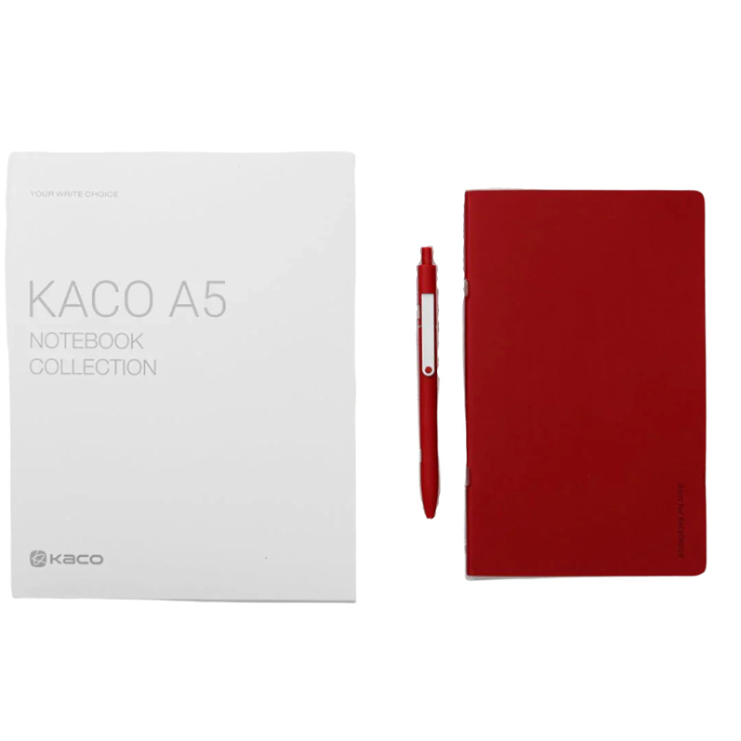 Kaco A5 PU Notebook with Midot Gel Pen Set – SCOOBOO