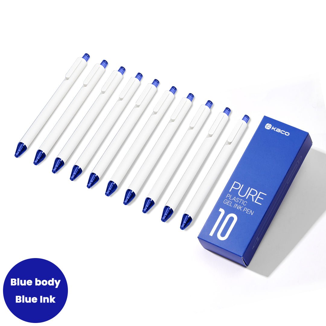 Kaco Pure Soft Touch Candy Series Gel Pens- Pack of 10 - SCOOBOO - KACO