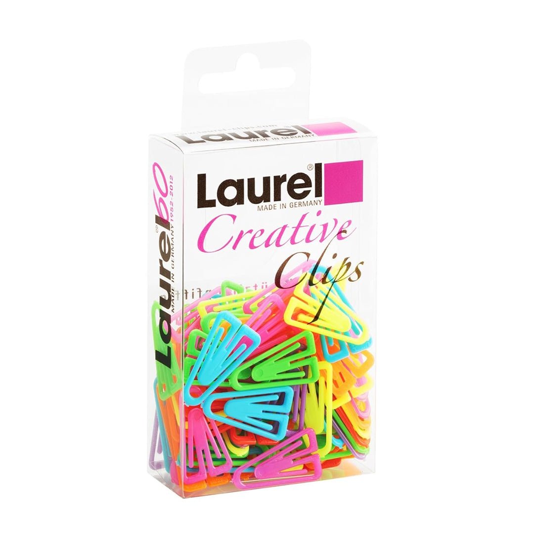 Laurel | Inventor | Plastic Paper Clip | 25mm | Pack - SCOOBOO - Laurel
