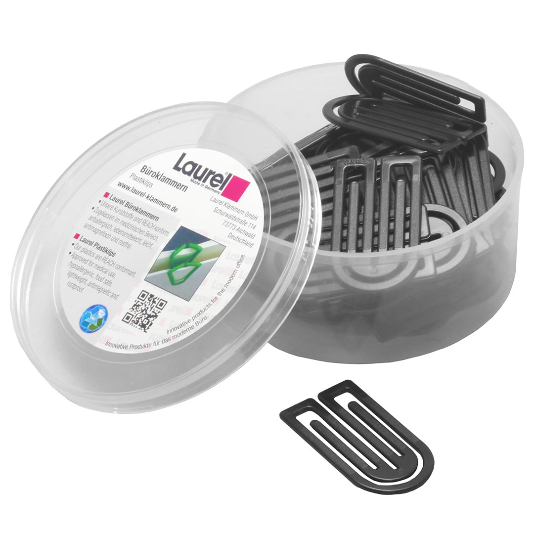 Laurel Paper Klip | King Klip | Black | 50 mm - SCOOBOO - Laurel
