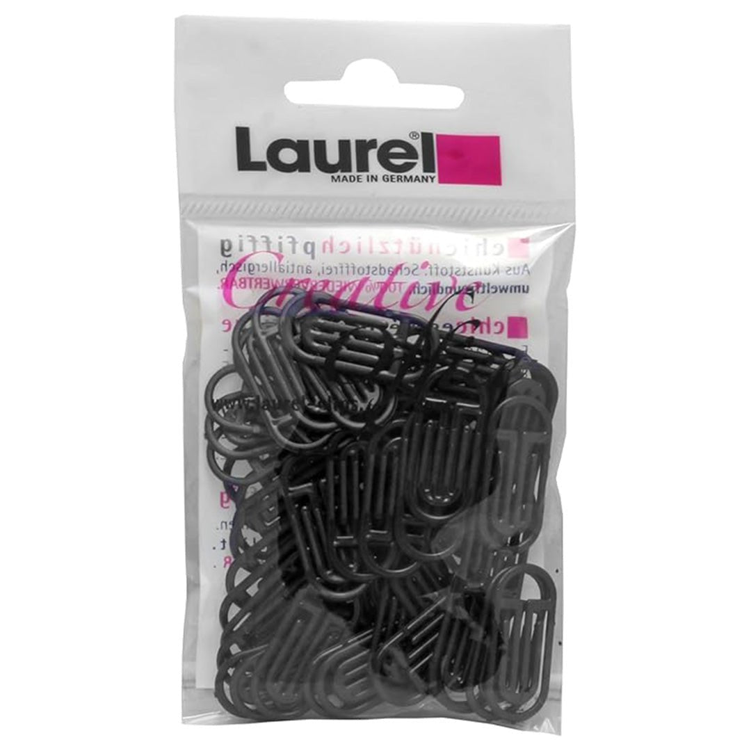 Laurel King Klips | Paper Klips | Polystyrene Black | 25/30 mm ...