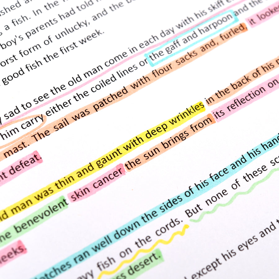 Pure Macaron Highlighter - Five-color Pack - SCOOBOO - KACO