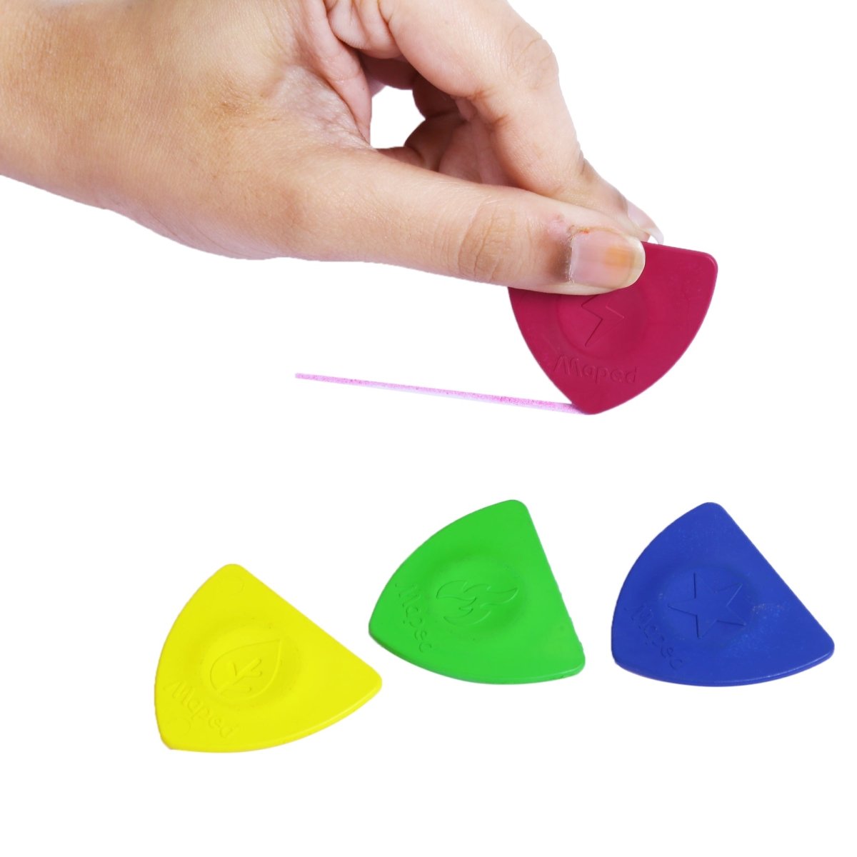 Maped Magic Stone Crayons-Assorted Colors- Pack of 5 - SCOOBOO - Maped
