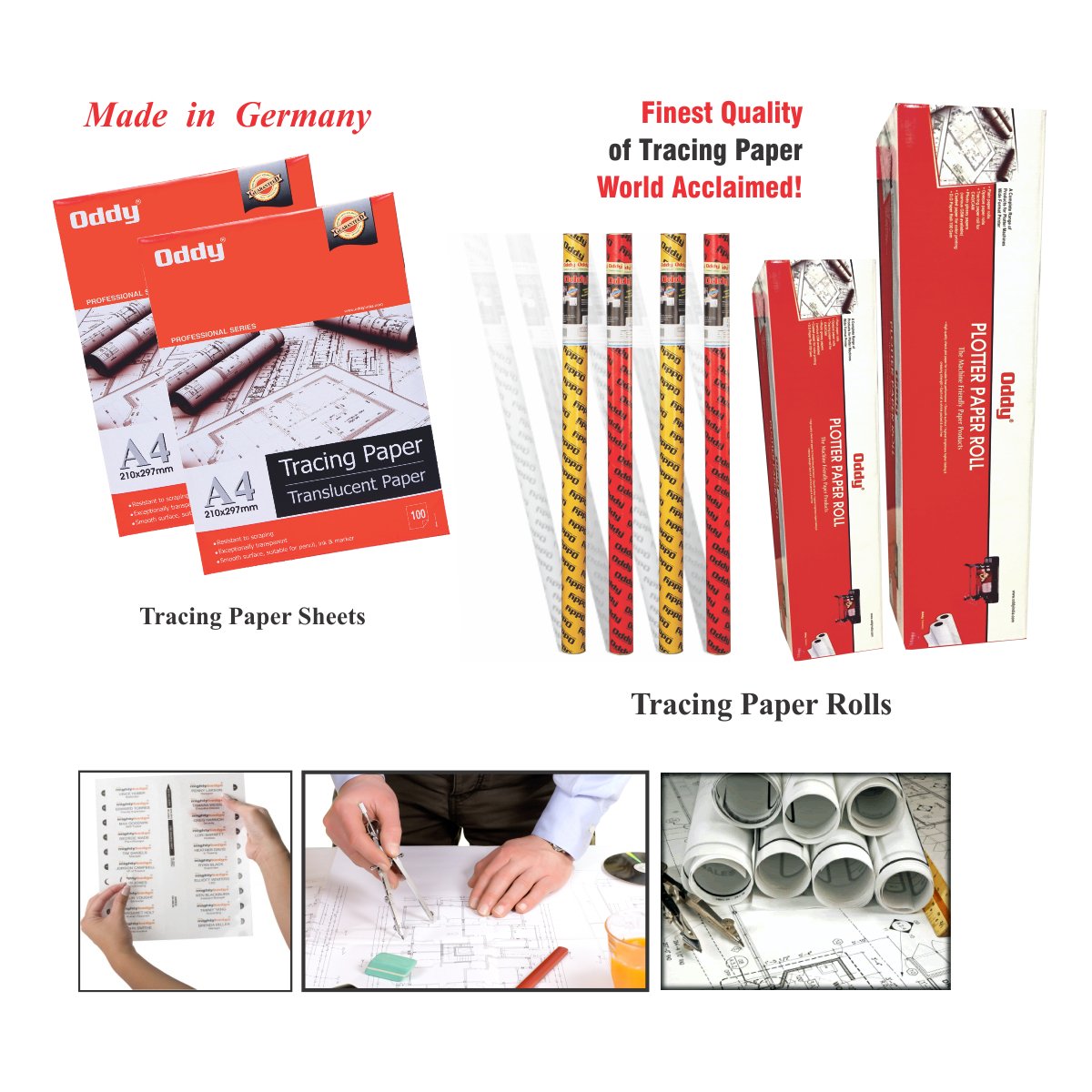 Oddy Tracing Paper Sheets - SCOOBOO - Oddy