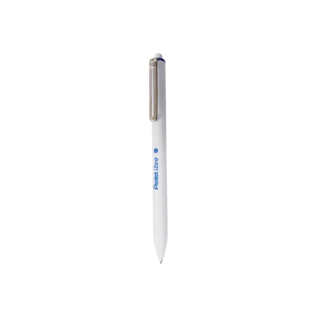 Pentel iZee Click Honeycomb Grip Ball Point Pen-Blue Ink - SCOOBOO - Pentel