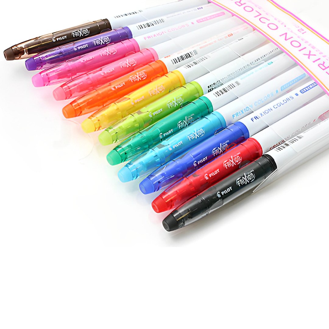 Pilot FriXion Colors Erasable Marker - 6 Color Set - SCOOBOO - Pilot Japan
