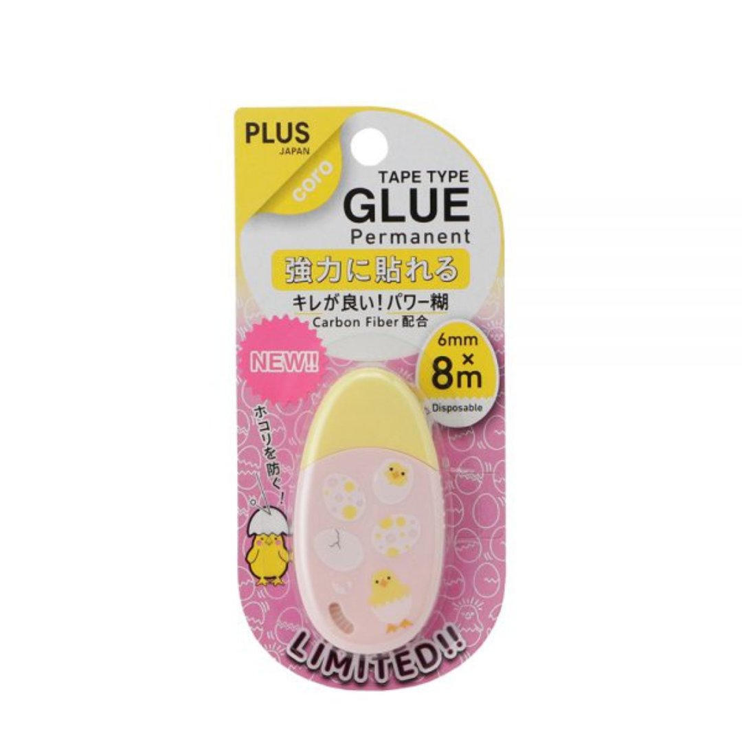 Plus Japan Norino Coro pink pattern glue Tape - SCOOBOO - Plus Japan
