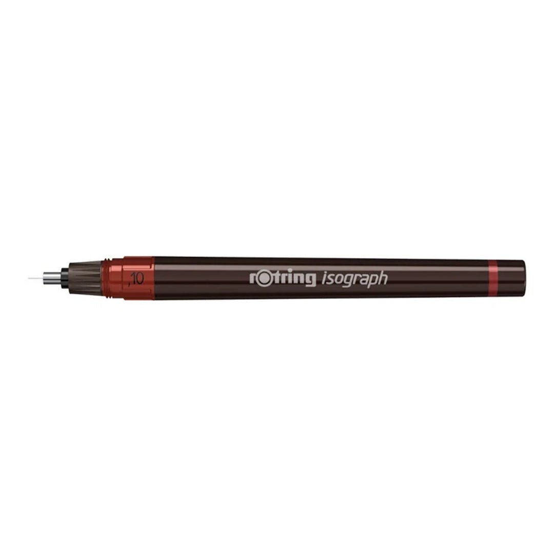 Rotring 0.10 mm Isograph Technical Drawing Ink Pen, Chrome Plated Tip ...