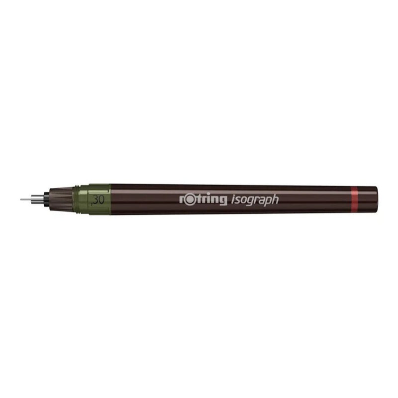 Rotring 0.10 mm Isograph Technical Drawing Ink Pen, Chrome Plated Tip ...