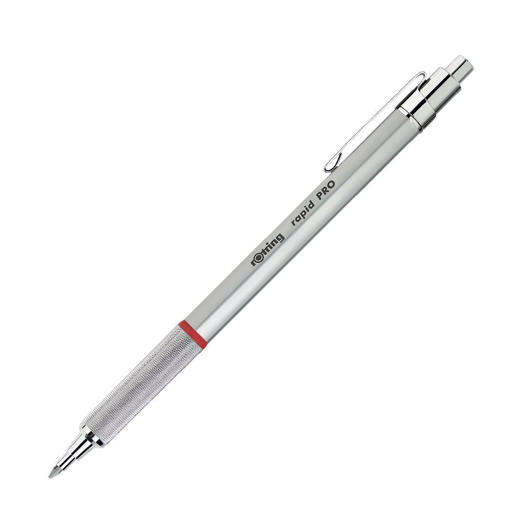 Rotring Rapid Pro Black Retractable Ball Point Pen,Metal Body,Hexagonal ...