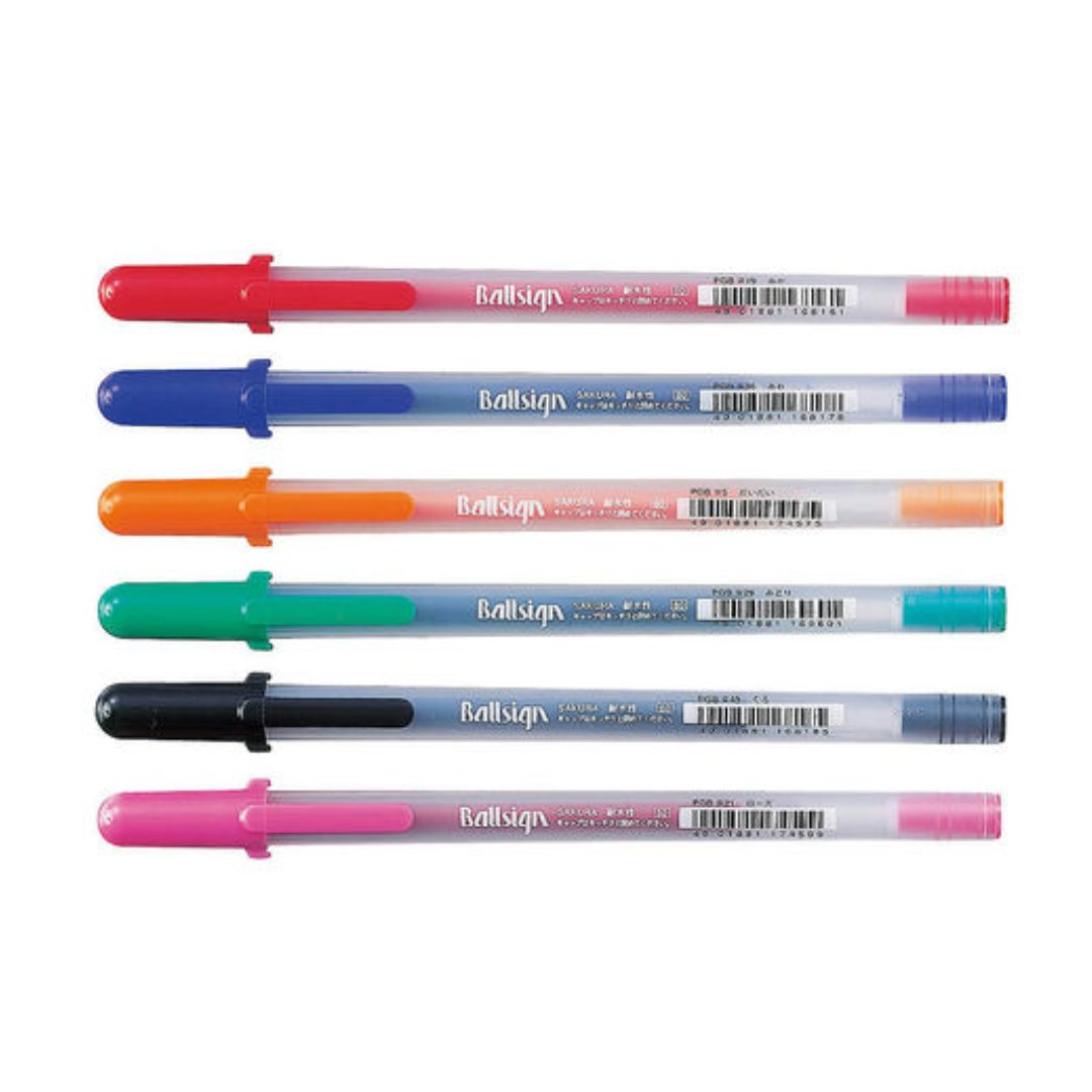 Sakura Ball Sign Set of 6 Colors - SCOOBOO - Sakura Japan