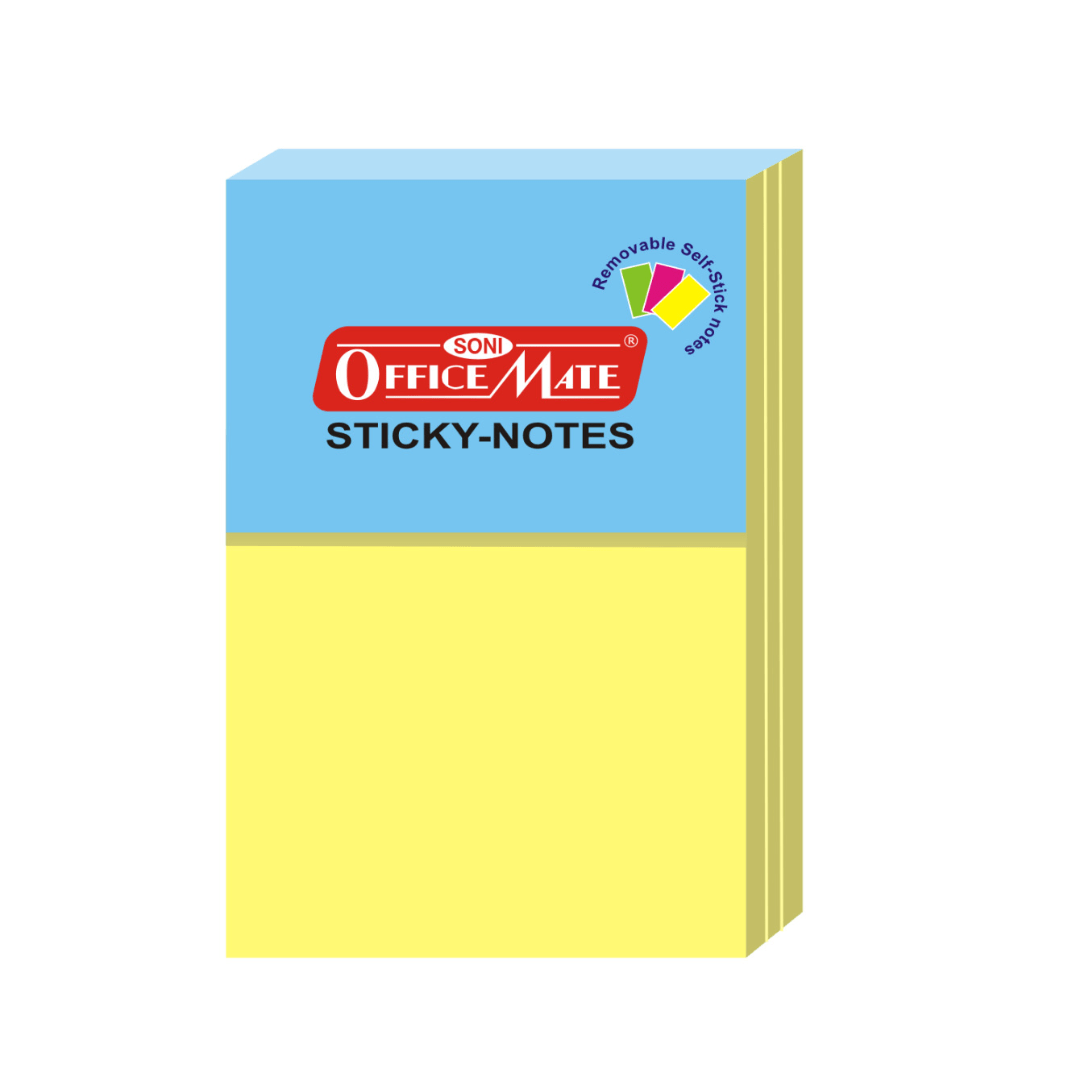 Soni Officemate Sticky Note Pads Pastel Paper Set - SCOOBOO - Soni ...