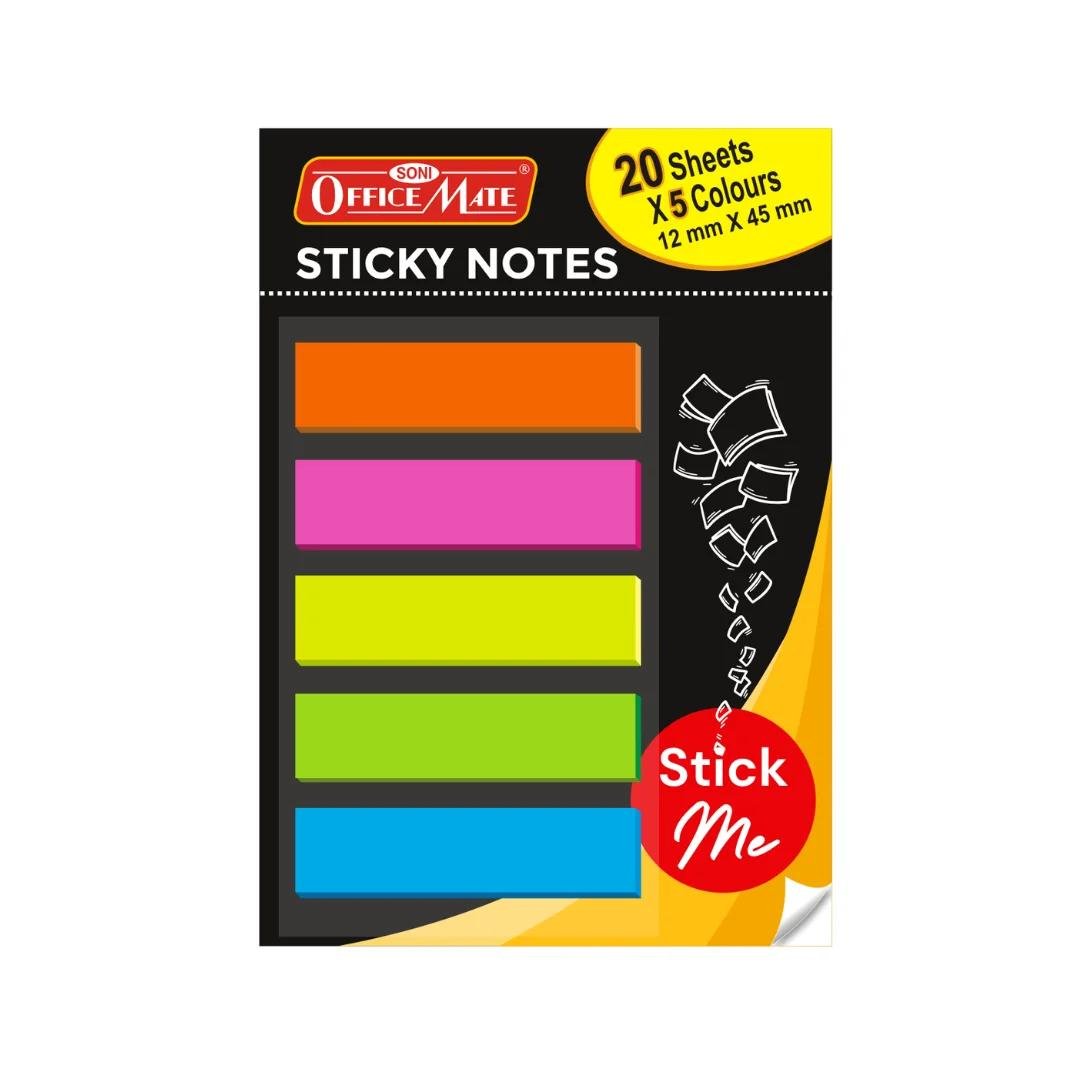 Soni Officemate Sticky Notes-20 Sheets - SCOOBOO - Soni officemate