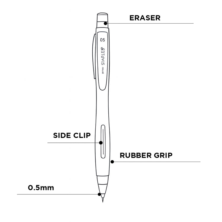 Shalaku Mechanical Pencils 0.5mm - SCOOBOO - Uni-Ball