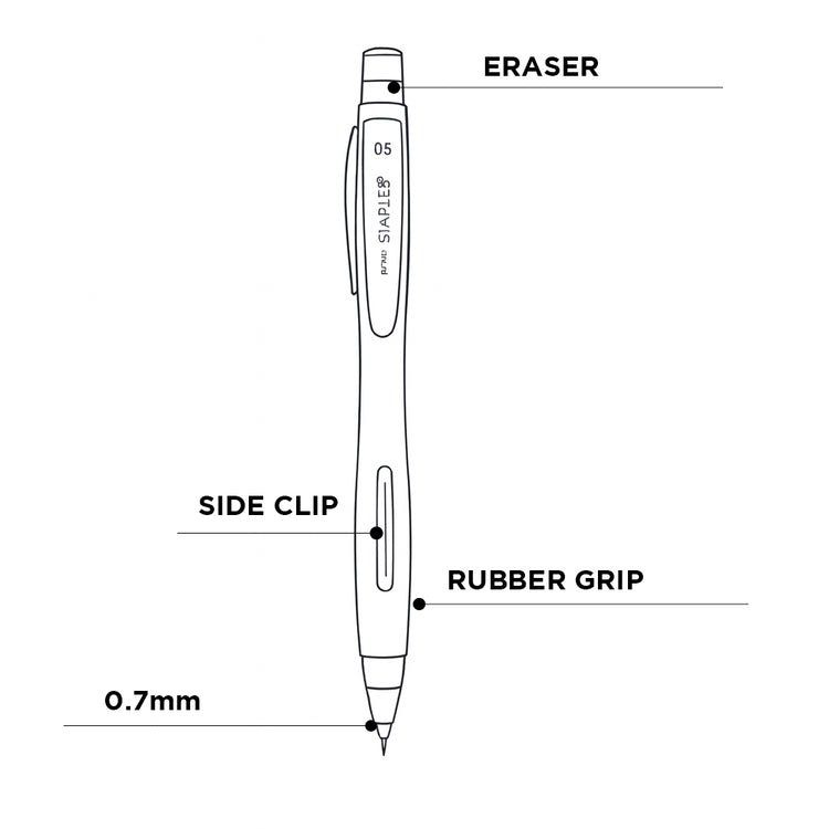 Shalaku Mechanical Pencil 0.7mm - SCOOBOO - Uni-Ball