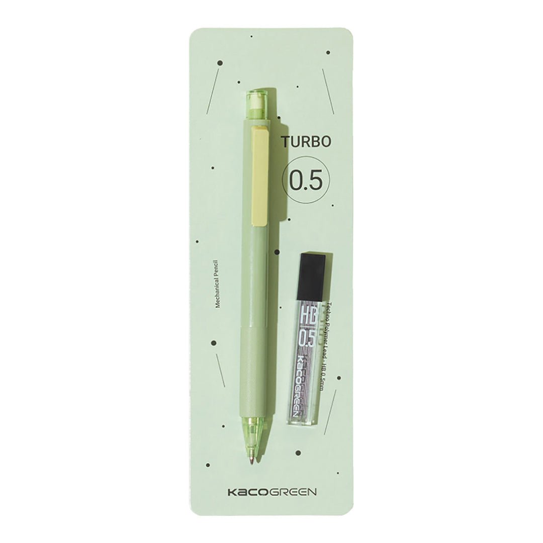Turbo Mechanical Pencil 0.5 Premium + Resin Leads -SCOOBOO - KACO