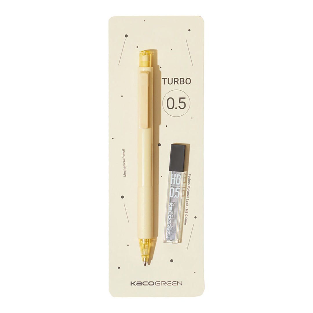 Turbo Mechanical Pencil 0.5 Premium + Resin Leads -SCOOBOO - KACO