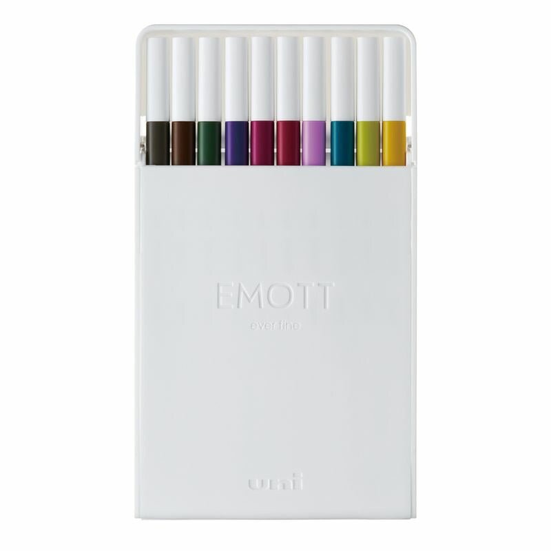 Uni Emott Pens 10-color set - SCOOBOO - uni