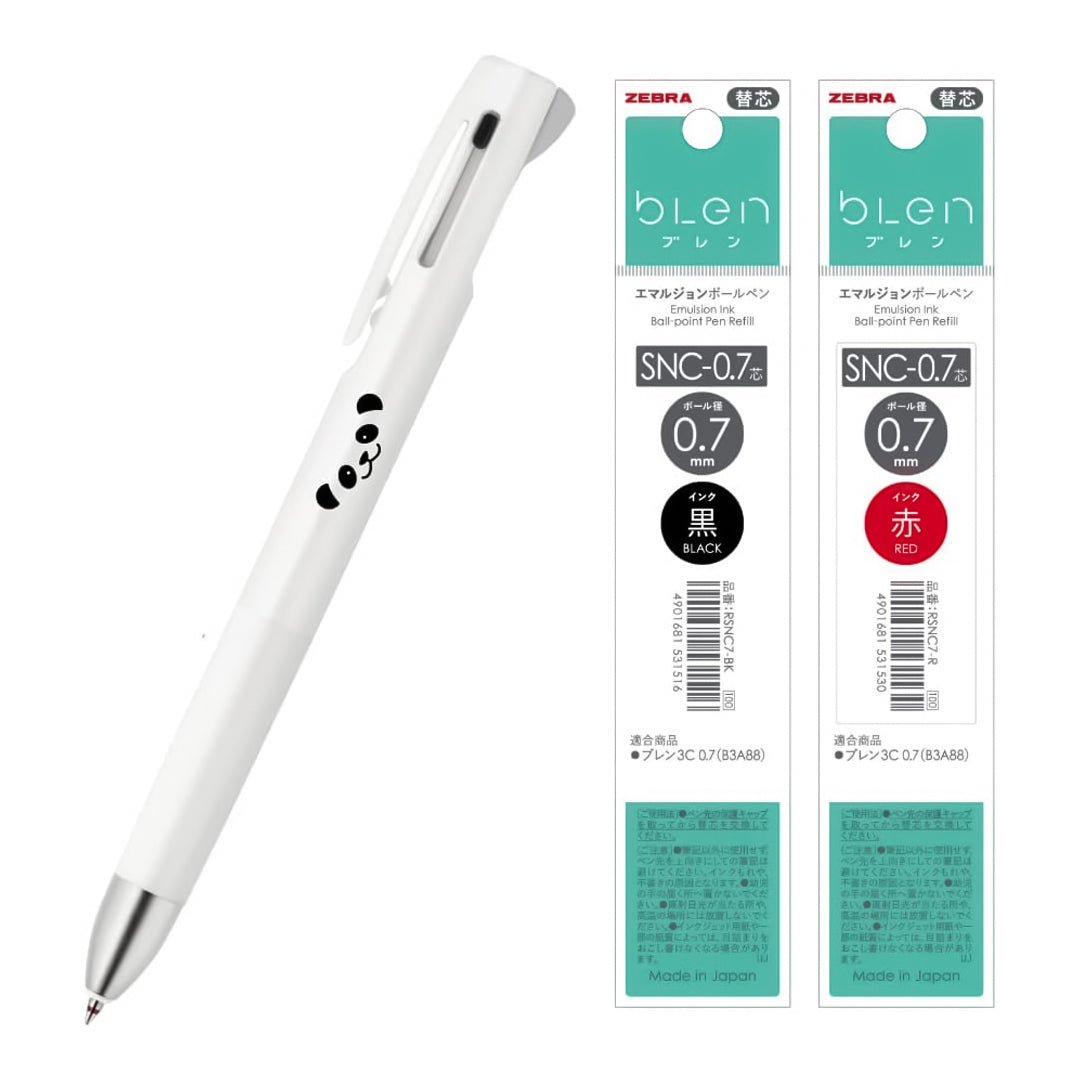 Zebra Ball Point Panda Pen-2+S 0.7mm - SCOOBOO - Zebra