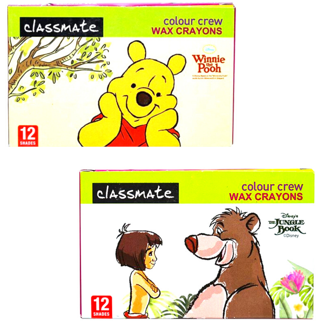 Classmate Colour Crew Wax Crayons-Combo Pack-SCOOBOO – SCOOBOO
