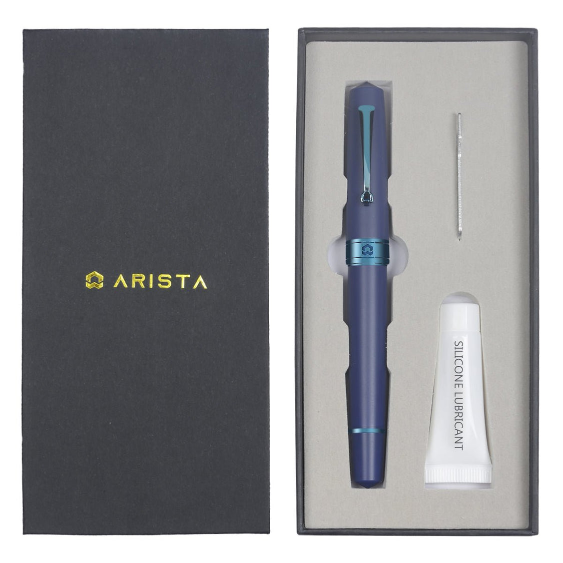 Arista | One Classic | Fountain Ink Pen | Blue Pvd Plated - SCOOBOO ...
