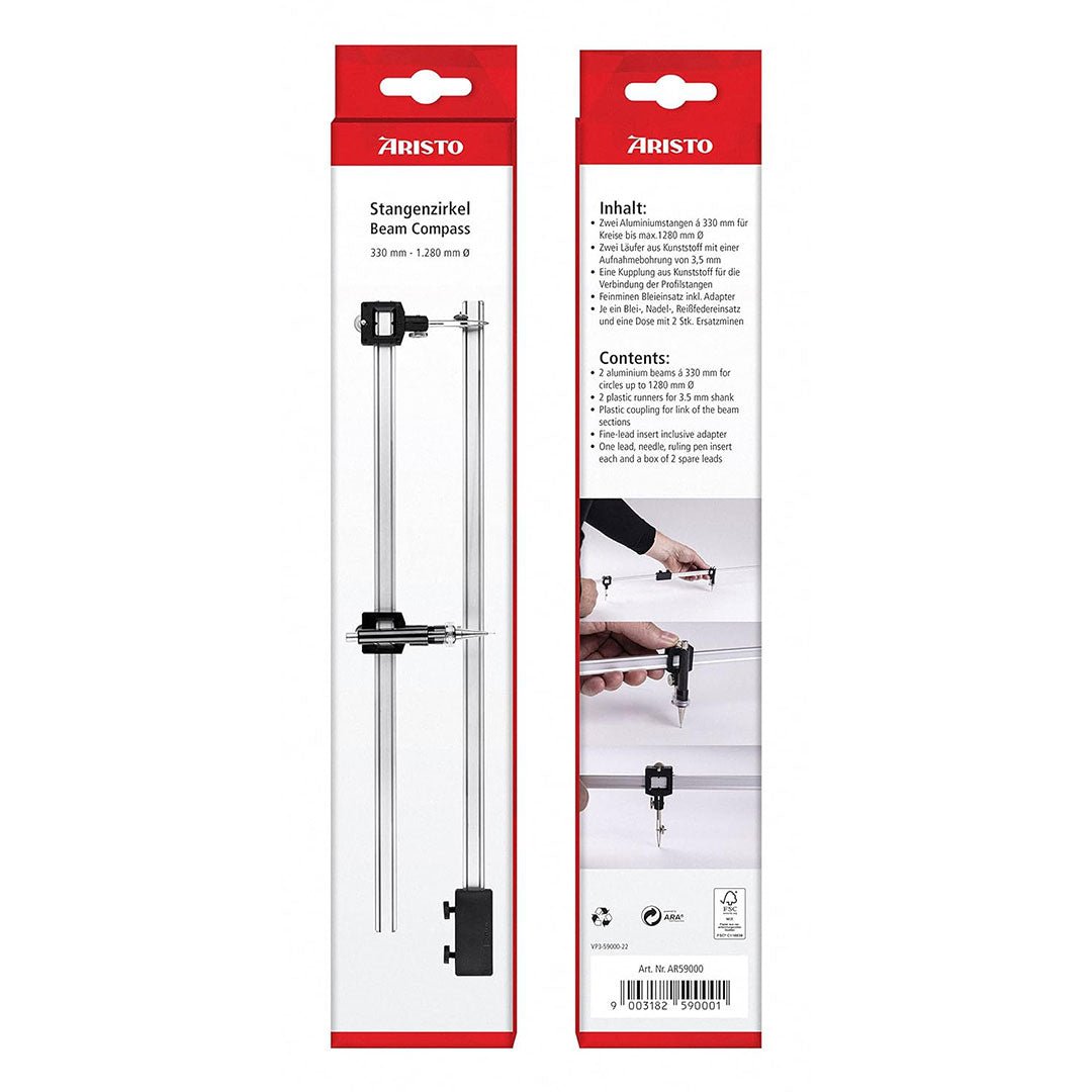 Aristo | Beam Compass | Circles Upto 1.28mm - SCOOBOO - Aristo