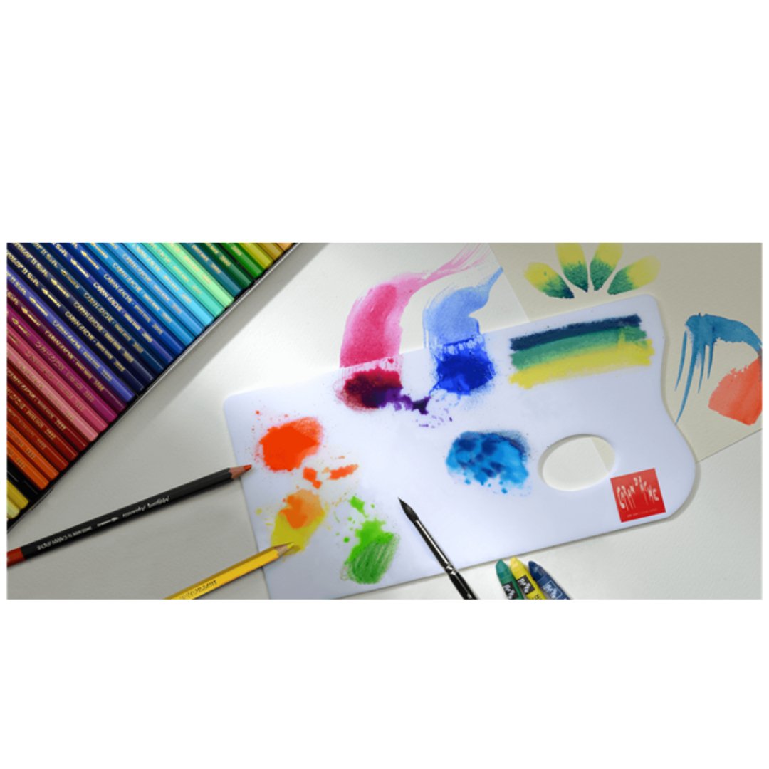 Caran d'ache Artist Water Colour Palette White 26 x13 cm - SCOOBOO ...