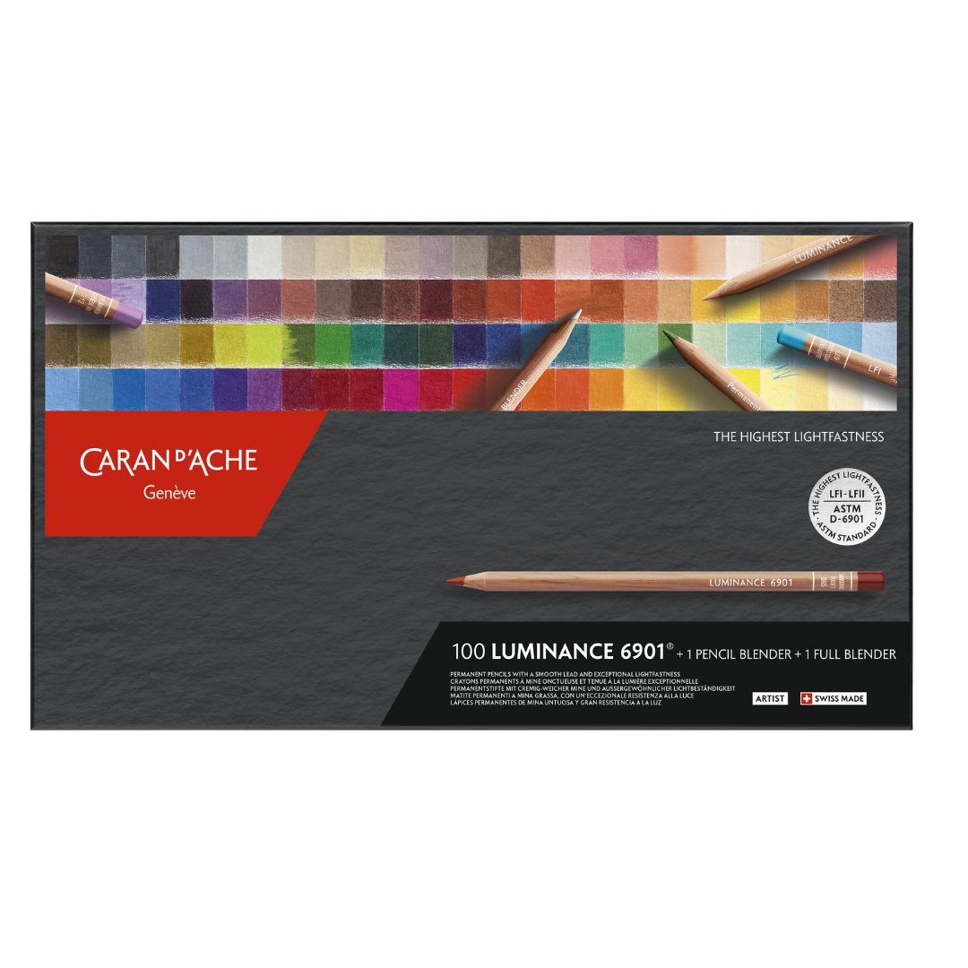 Caran d'ache Luminance Colour Pencil-100 Shades - SCOOBOO - Caran d'ache