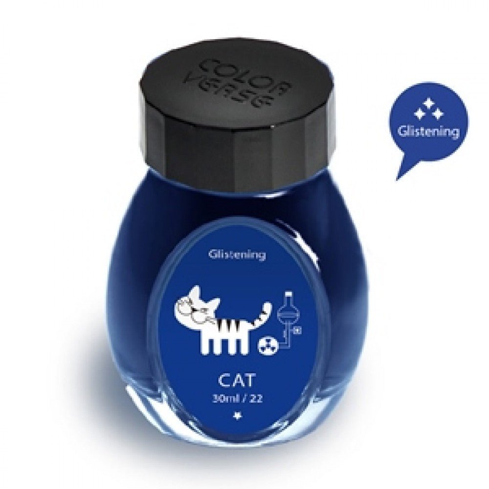 Colorverse Multiverse Cat Glistening Series Under The Shade - Blue Ink ...