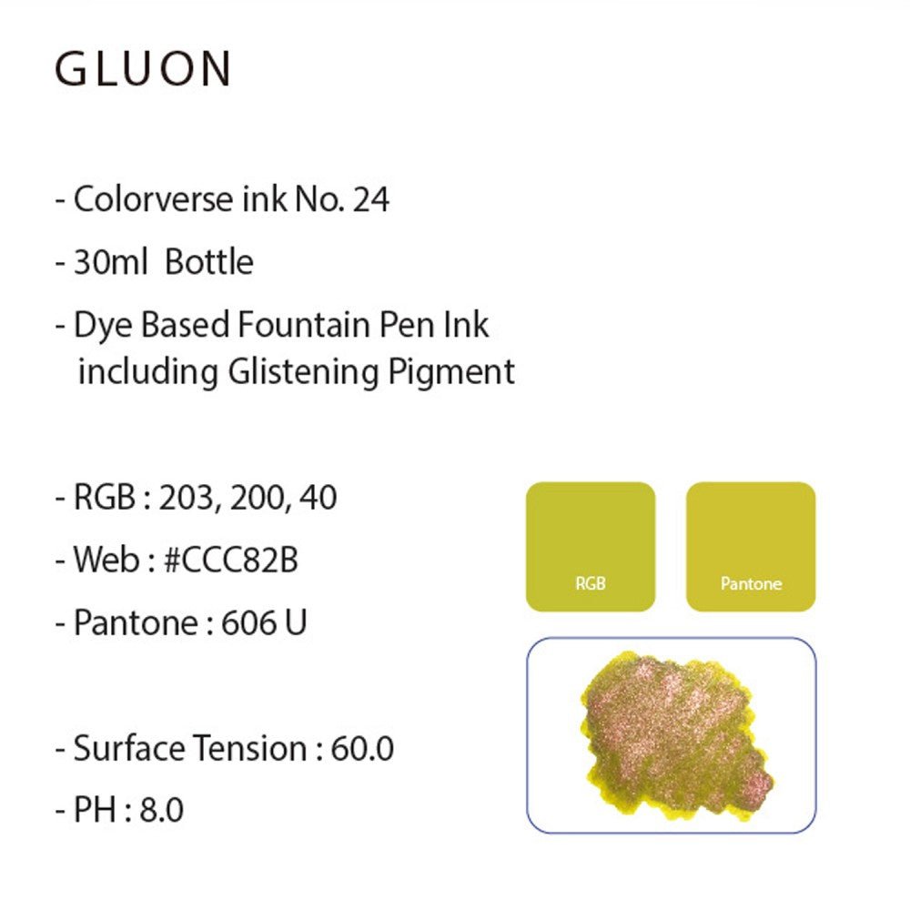 Colorverse, Ink Bottles - Glistening Series Gluon (30ml)- Made In Korea ...