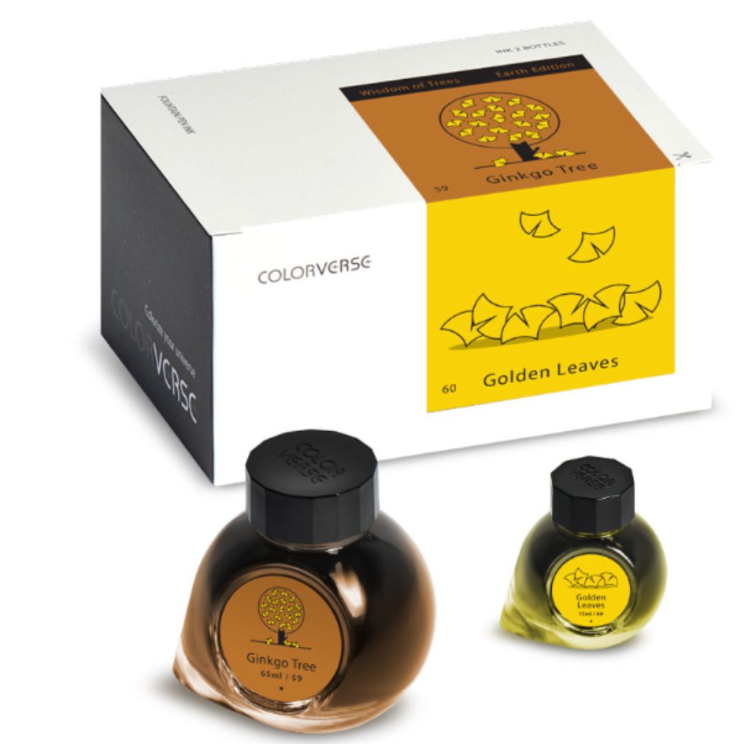 Colorverse Ink Earth Edition Ginkgo Tree & Leaves -SCOOBOO – SCOOBOO