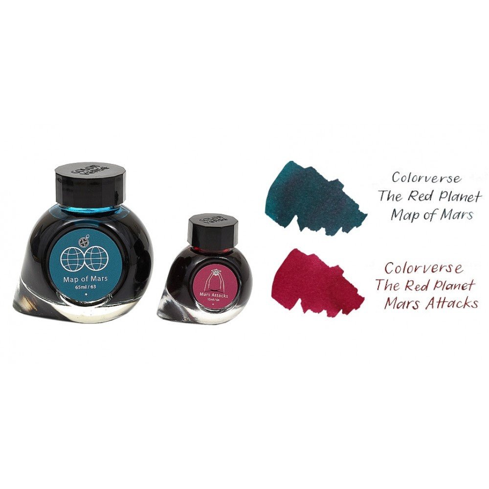 Colorverse Map Of Mars - Turquoise - Mars Attack - Burgundy - Fountain ...