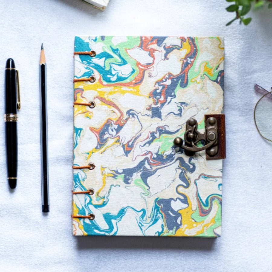 Craft Junky Journal with Lock-Special Binding Unruled Diary – SCOOBOO