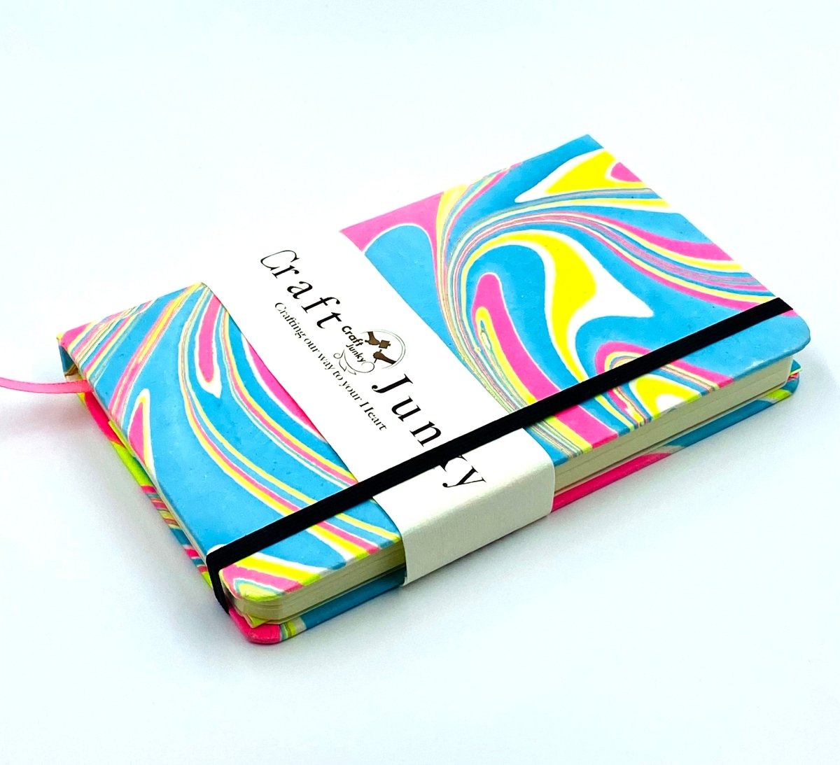 Craft Junky Marbled Cover Hardbound Unruled Diary journal – SCOOBOO