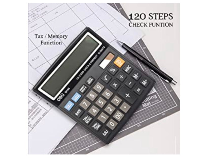 Deli Basic 12 Digit Calculator M199 - SCOOBOO - Deli