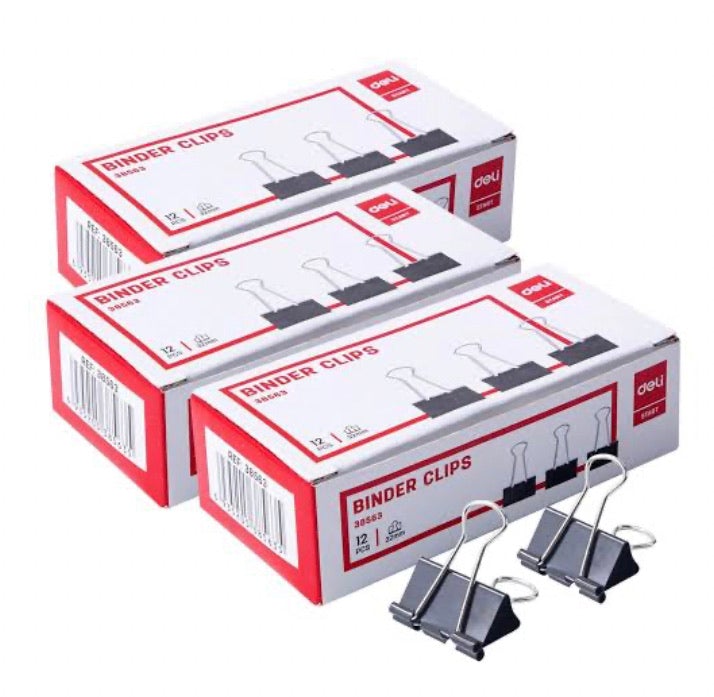 Deli Classic Clip Binders - SCOOBOO - Deli