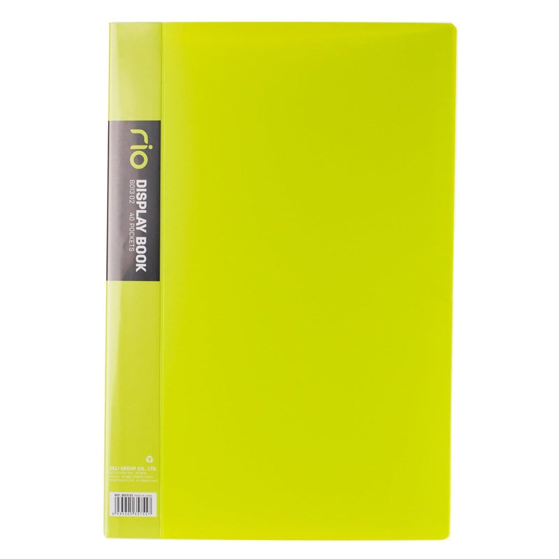 Deli Rio FC 40 Pockets Display Book - SCOOBOO - Deli