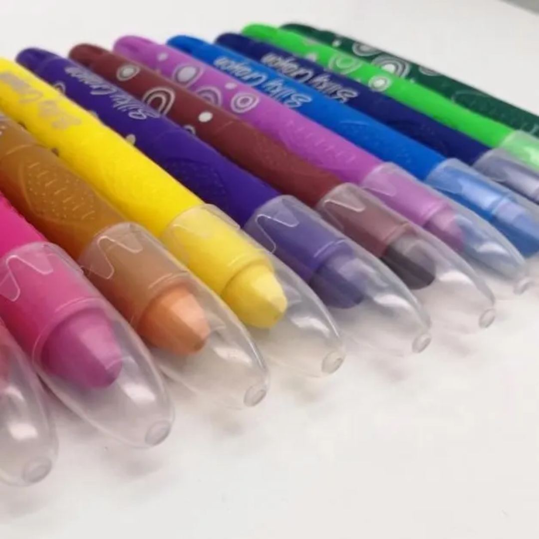 Flair Creative Silky Gel Crayons Pack Of 12 - SCOOBOO - Flair