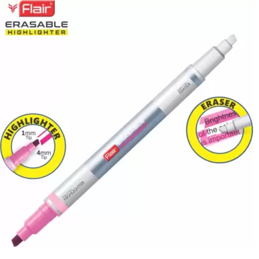 Flair Erasable Highlighters Pack Of 5 - SCOOBOO - Flair