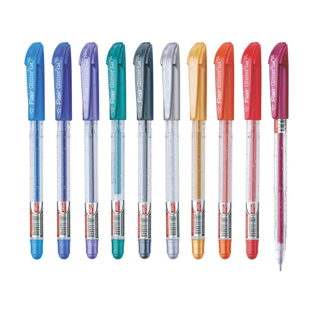 Flair Glitter Xtra Gel Pen - SCOOBOO - Flair