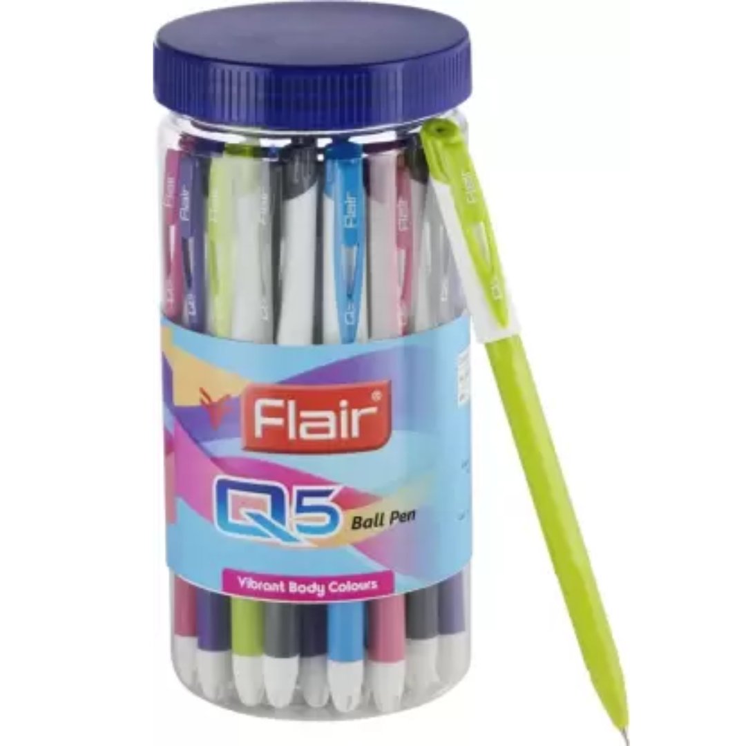 Flair Q5 Ball Pens Pack Of 25 - SCOOBOO - Flair