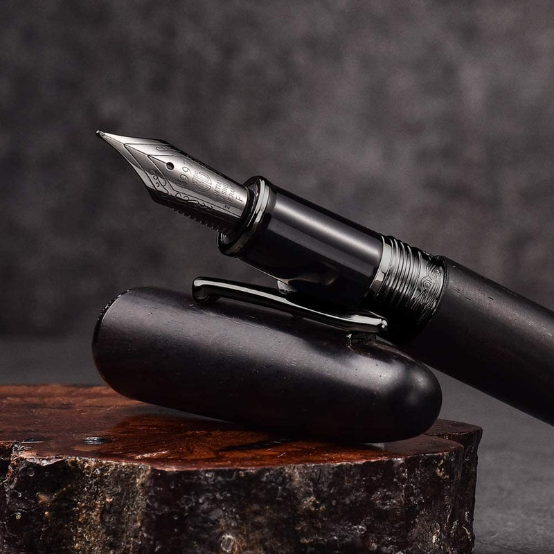 Hongdian, Fountain Pen - 660 Wood Black - SCOOBOO - Hongdian
