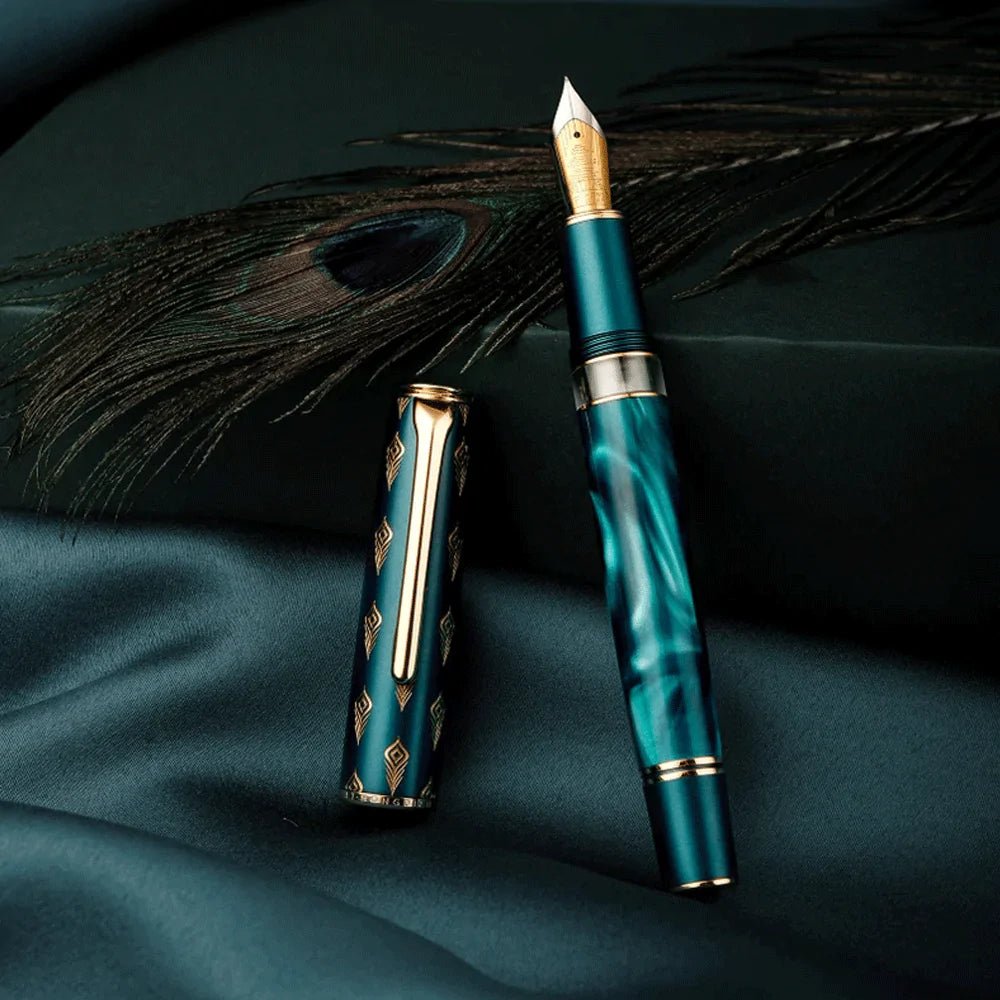 Hongdian, Fountain Pen - N7 Piston Series GREY. - SCOOBOO - Hongdian